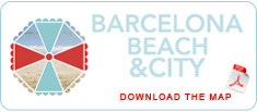 Barcelona Beaches Map